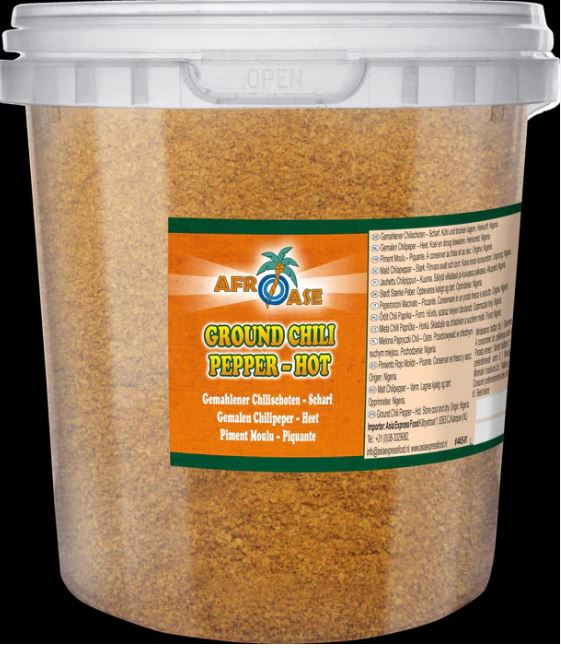 Ground Chili Pepper Hot Afro Ase - Dorice Afroshoshop